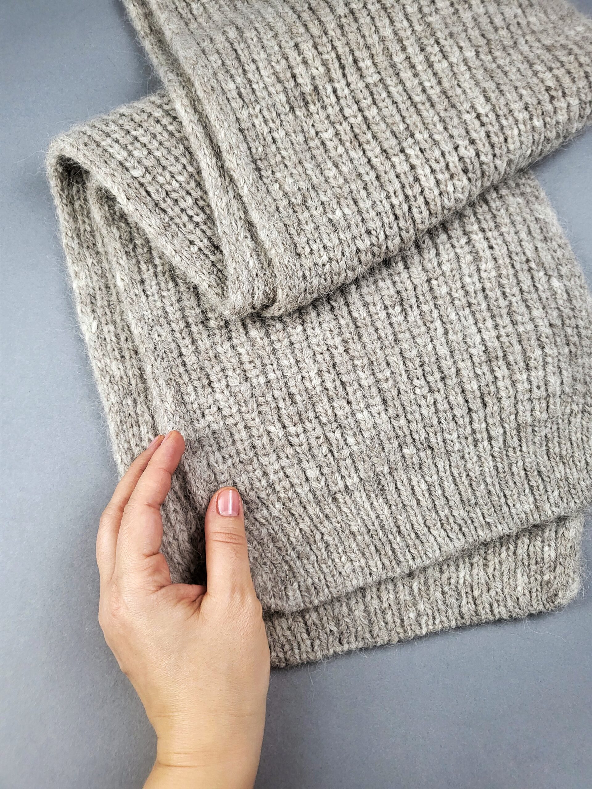 Strickanleitung klassischer Schal - Lovediyctators